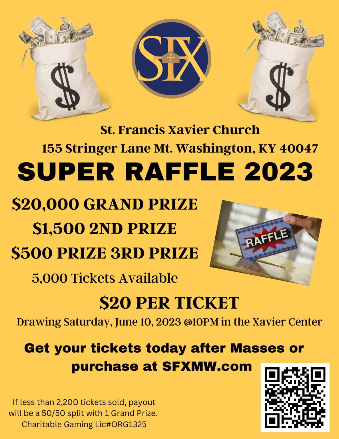 SUPER RAFFLE 2023 – St. Francis Xavier Church
